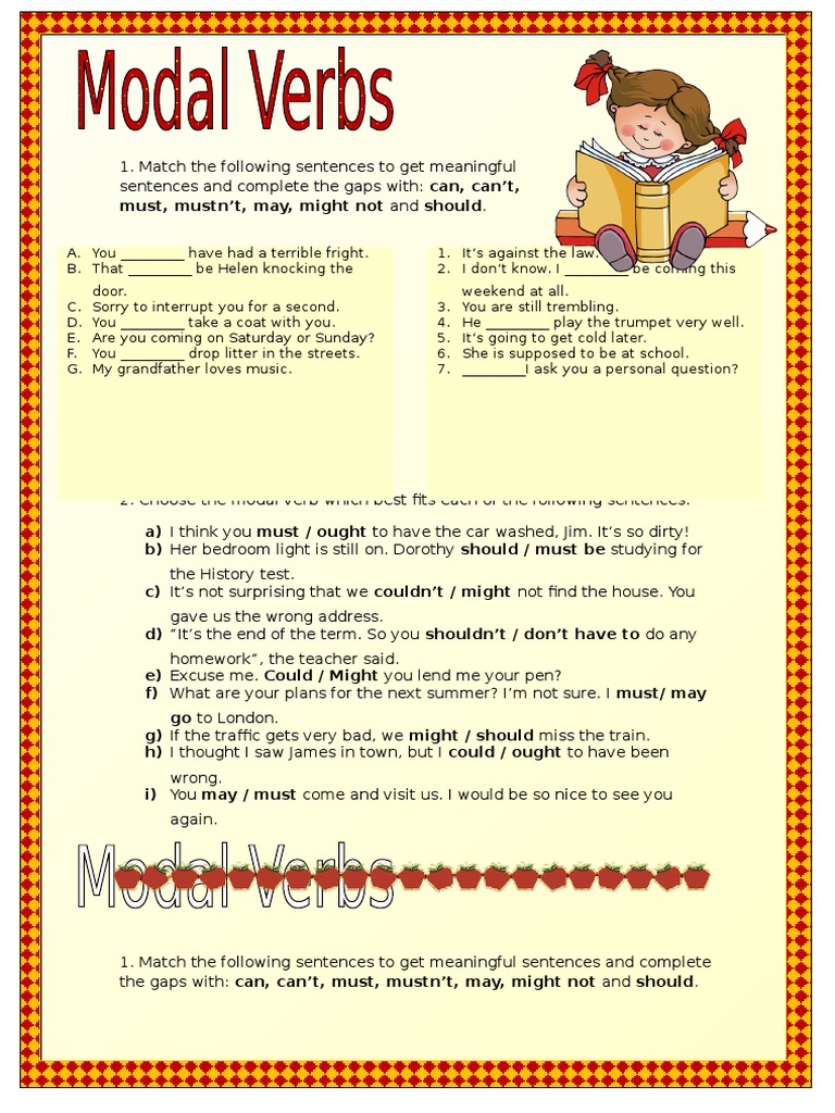 Modal Verbs Intermediate II | PDF | Syntax | Grammar