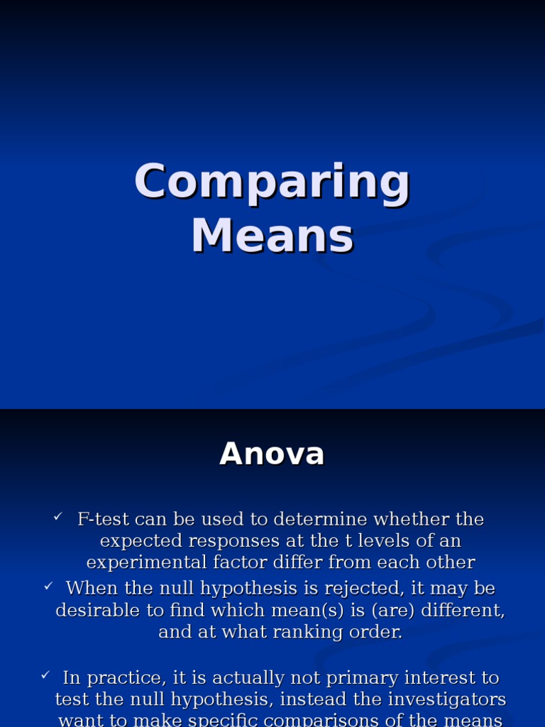 2012 Mean Comparison | PDF | Science & Mathematics | Technology ...