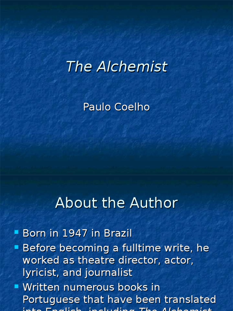 The Alchemist Introduction | PDF | Poetry | Classics