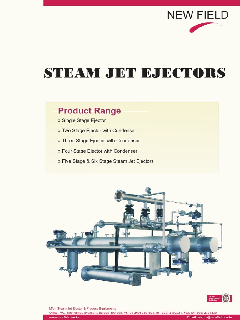 Steam Jet Ejectors | PDF