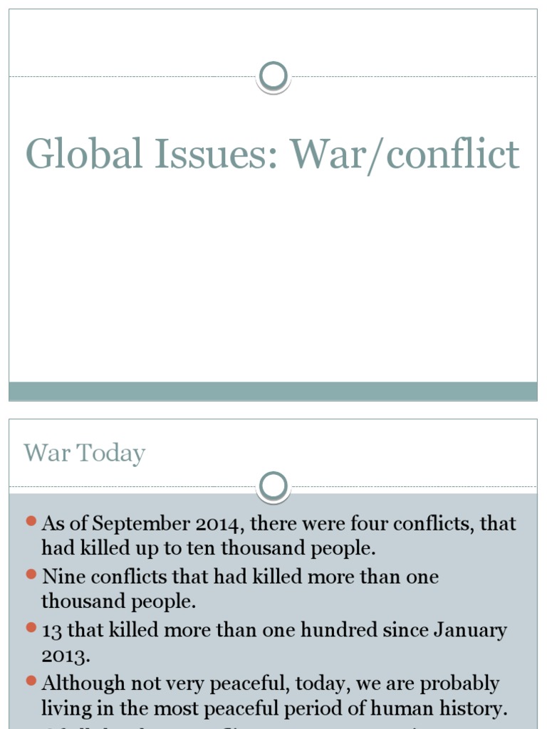 Current Global Conflicts and Trends | PDF | Travel | History