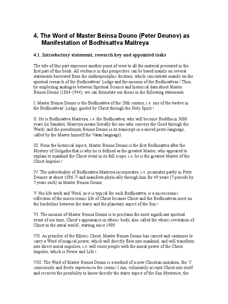 Beinsa Douno-Maitreya | PDF | Soul | Consciousness