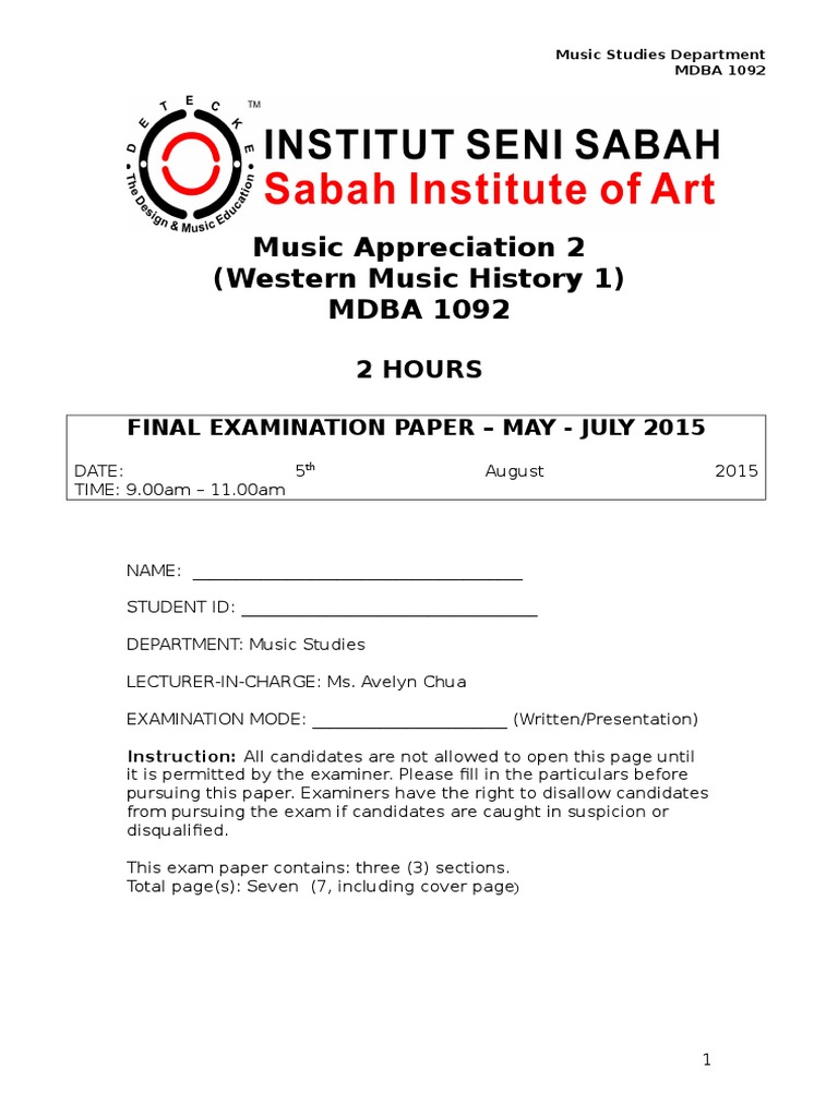 Music Appreciation | PDF | Baroque Music | Composers