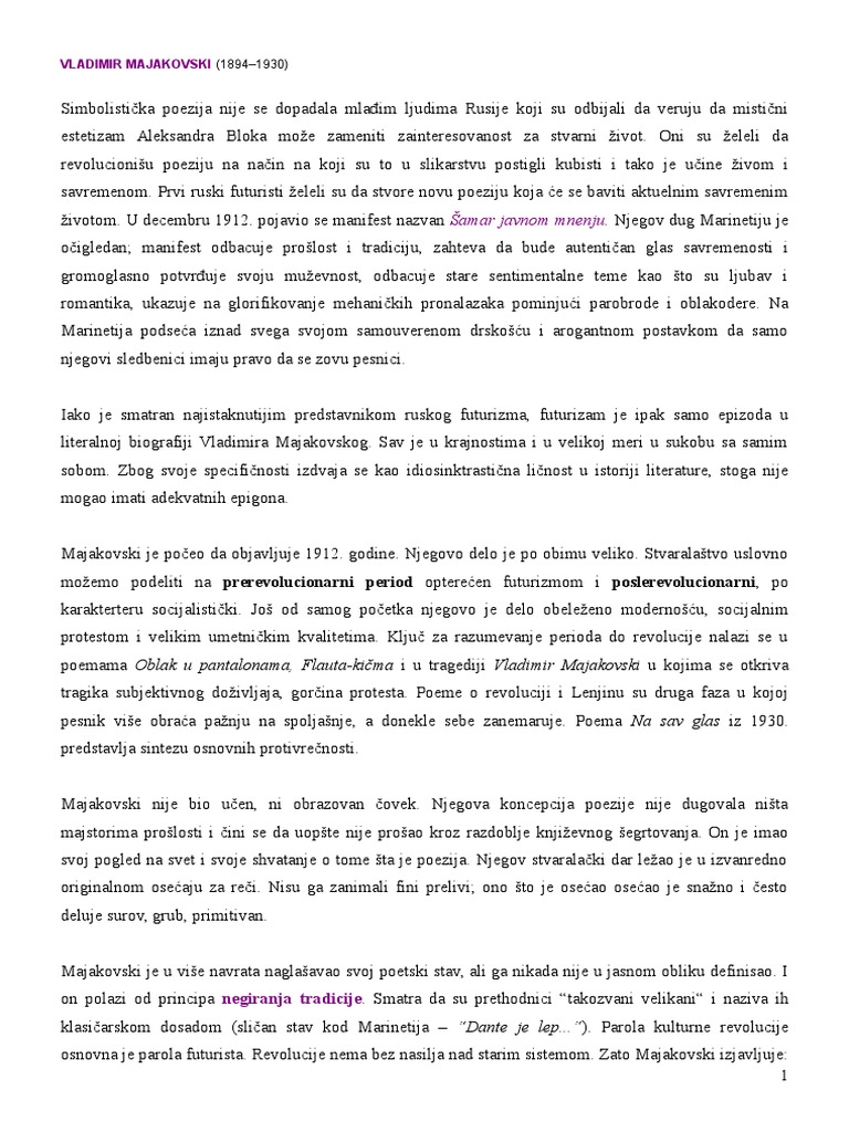 Majakovski | PDF
