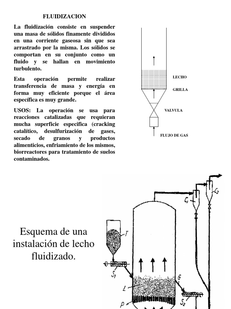 Fluidizacion Clase Pdf Gases Densidad