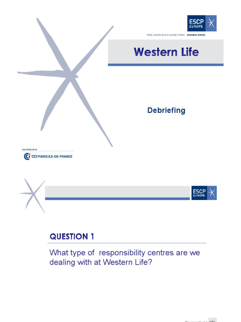 Evaluating Responsibility Centres at Western Life | PDF | Expense | Cost