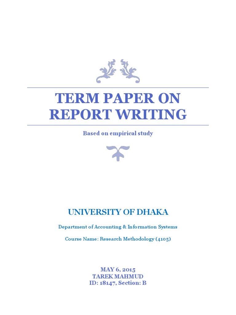 How To Write A Good Report | PDF | Literature Review | Abstract (Summary)