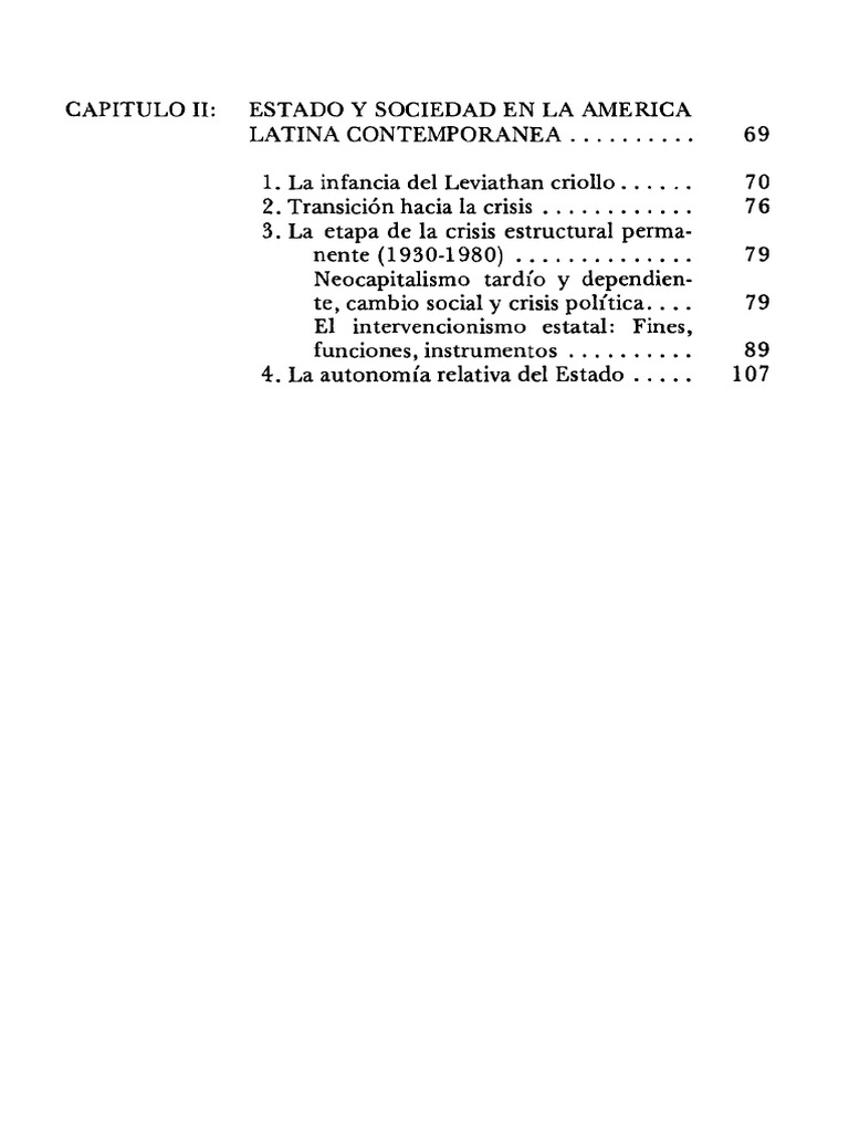 Estado y Sociedad, Marcos Kaplan Capítulo 2 | PDF