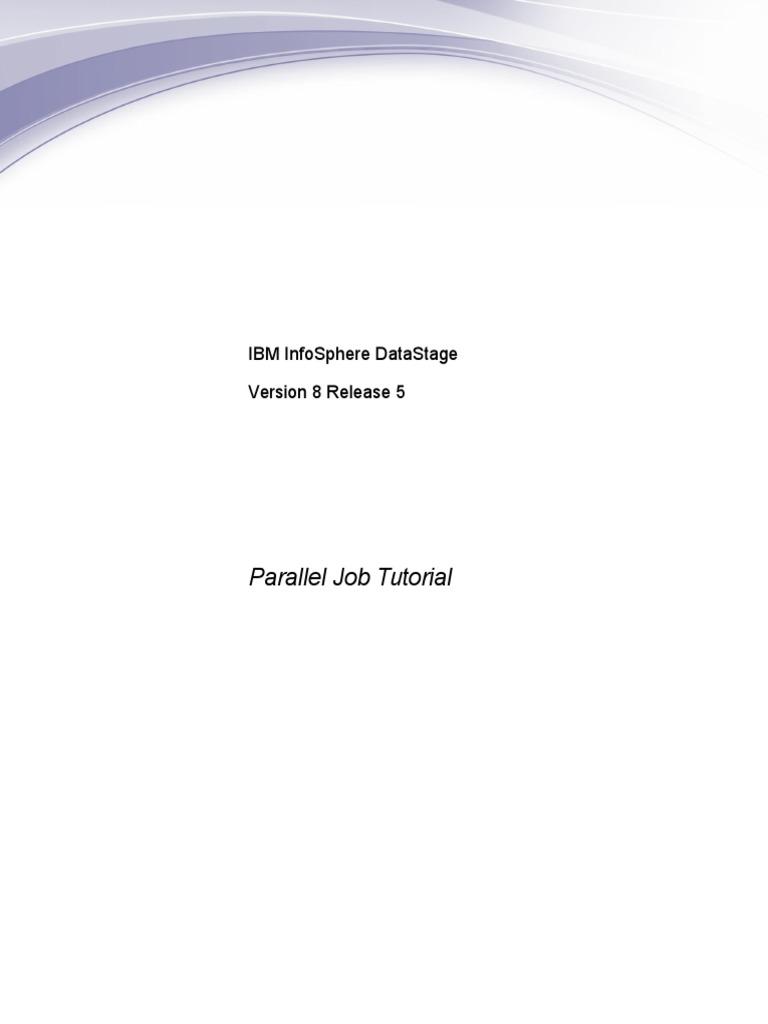 Parallel Job Tutorial | PDF | File Format | Comma Separated Values