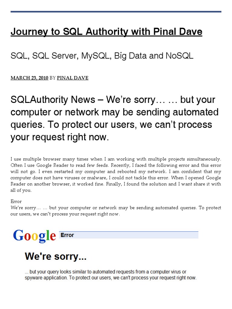 Automated Queries | PDF | Http Cookie | Google