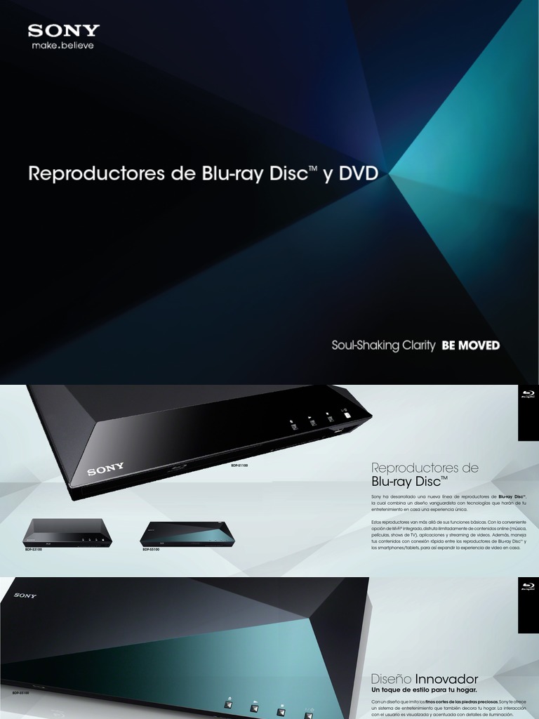 Catalogo Sony DVD | PDF | Hdmi | Blu Ray