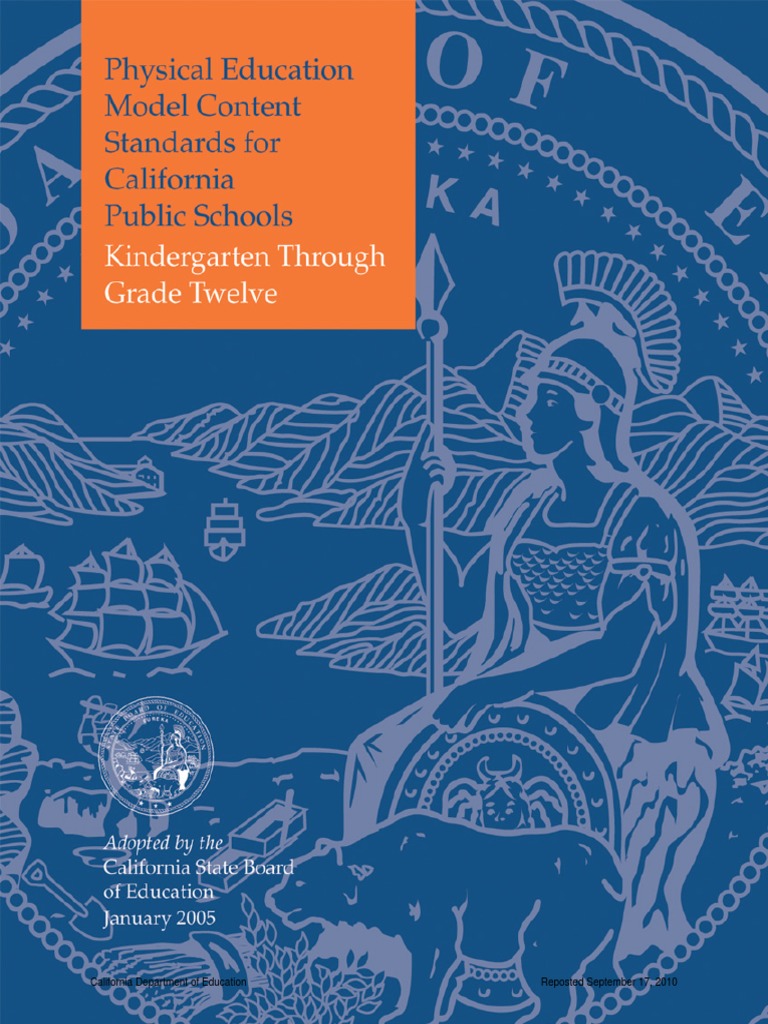 PE California Standards | Download Free PDF | Physical Education ...