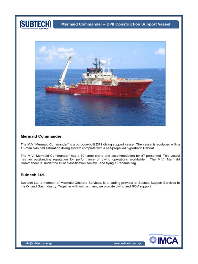 Mermaid Commander | PDF | Underwater Diving | Watercraft