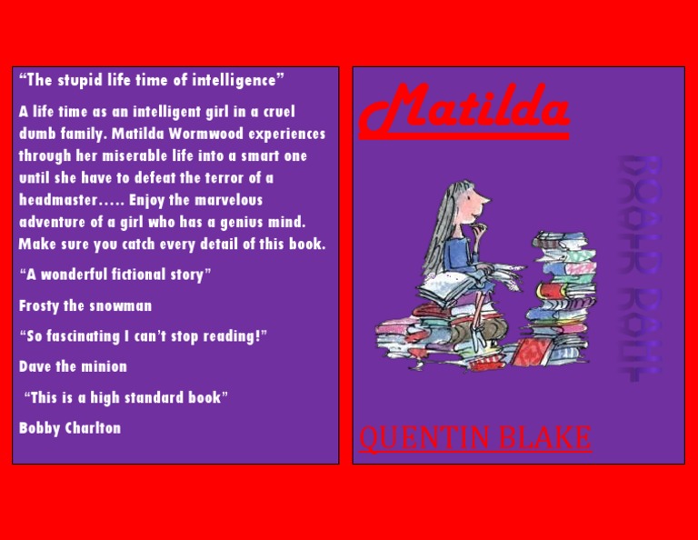 Matilda Book Cover by Illuminaty | PDF
