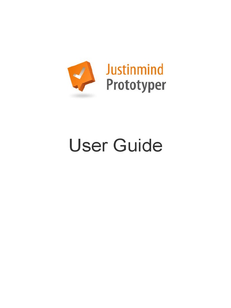 Justinmind Prototyper Userguide | PDF | Evernote | Prototype