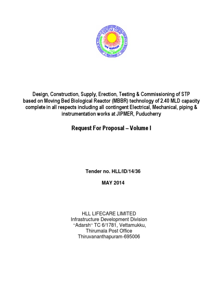 RFP - Vol 1 - STP | Download Free PDF | Specification (Technical Standard) | Request For Proposal