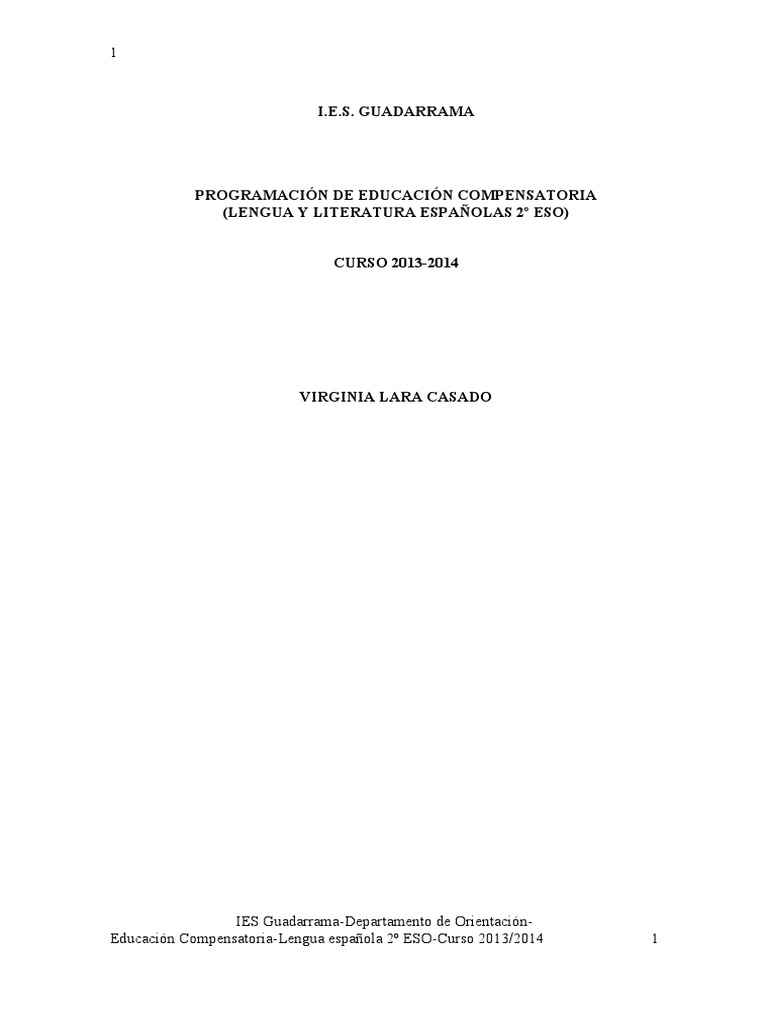EC Lengua 2o ESO | PDF | Palabra | Aprendizaje EC Lengua 2o ESO | PDF | Palabra | Aprendizaje