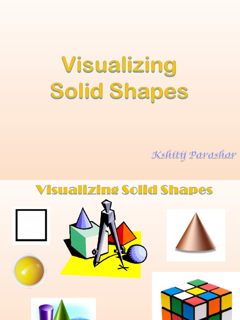 Visualising Solid Shapes | PDF | Shape | Vertex (Geometry)