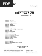 Poch 100i Operating Procedure PDF | PDF | Hematology | Medical Specialties
