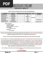 Parasite Summary Table Final | PDF | Veterinary Medicine | Animals And ...