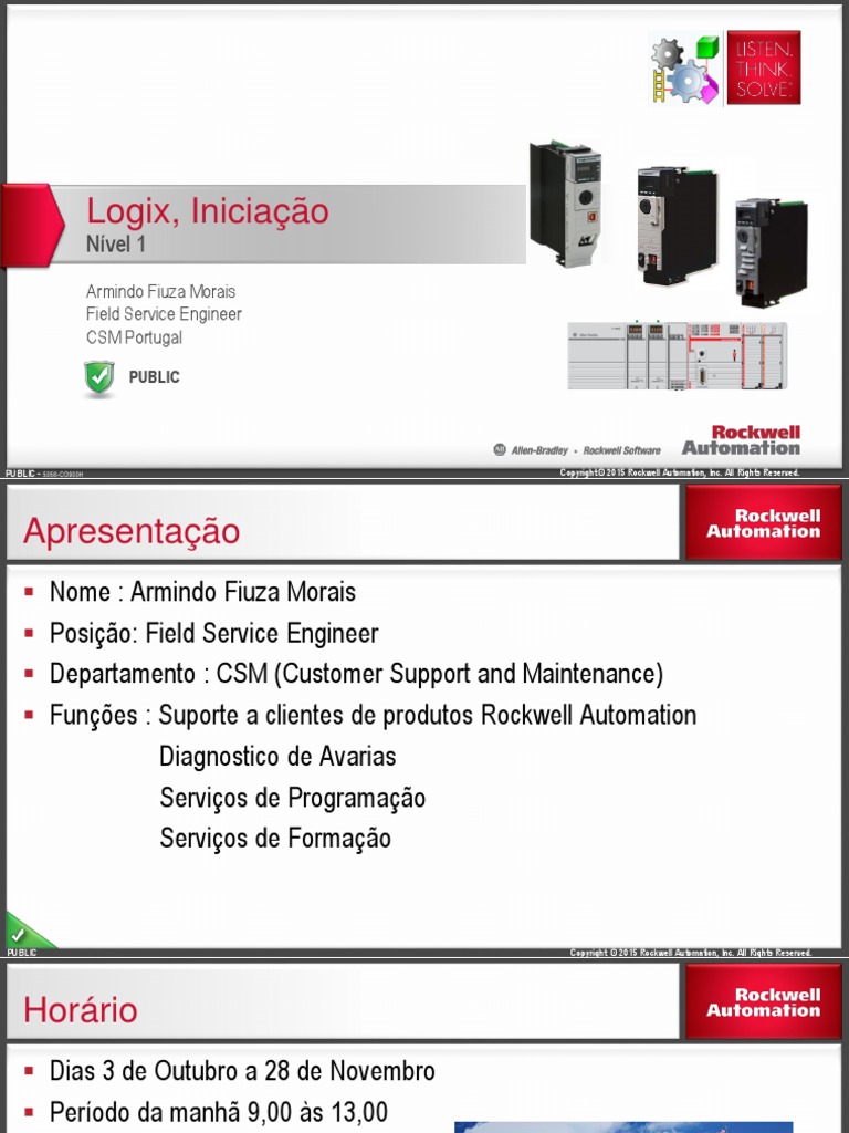 CLX RSLogix 5000, Iniciação PDF | Download grátis PDF | Todos os ...