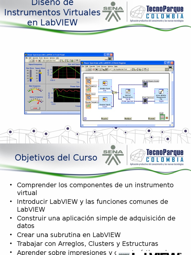 Introduccion LabVIEW | PDF | Adquisición de datos | Desarrollo de software