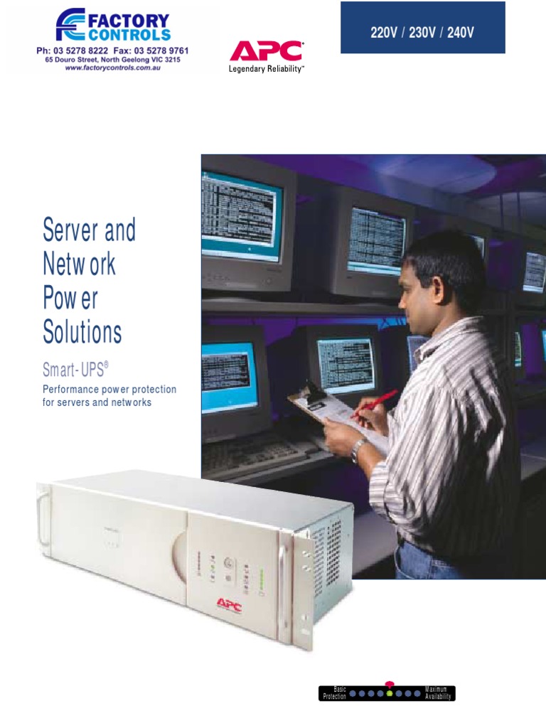 Smart UPS Brochure | PDF | Operating System | Battery (Electricity)