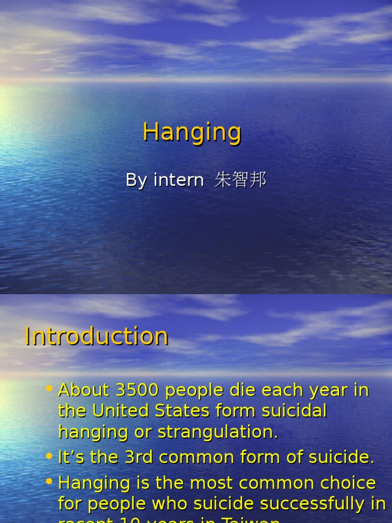 Power Point Forensik Hanging | PDF | Hanging | Neck