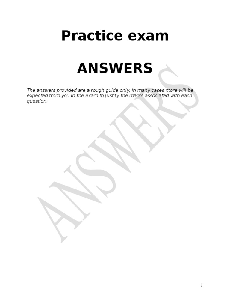Chemistry 101 Practice EXAM ANSWERS | PDF | Acid Dissociation Constant ...