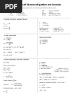 STAAR Chemistry Reference Sheet | PDF | Mole (Unit) | Metals