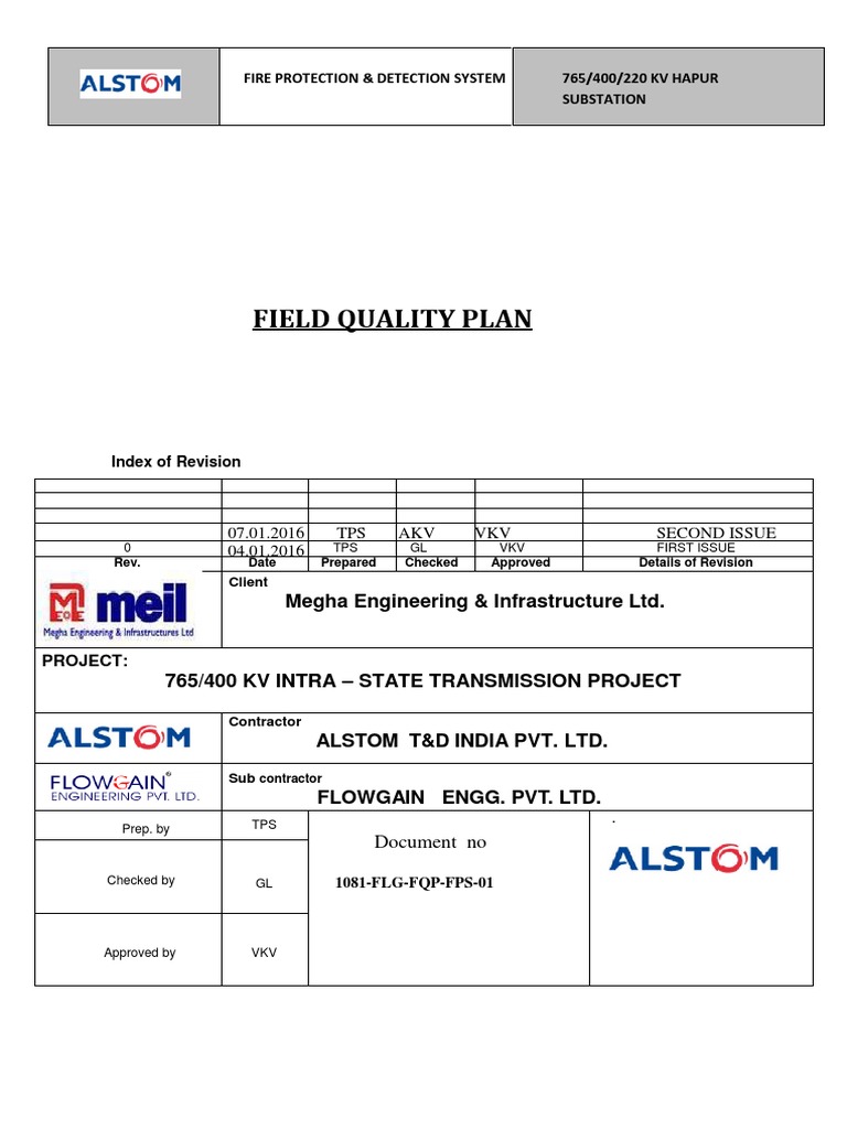 FQP | PDF | Specification (Technical Standard) | Quality Assurance