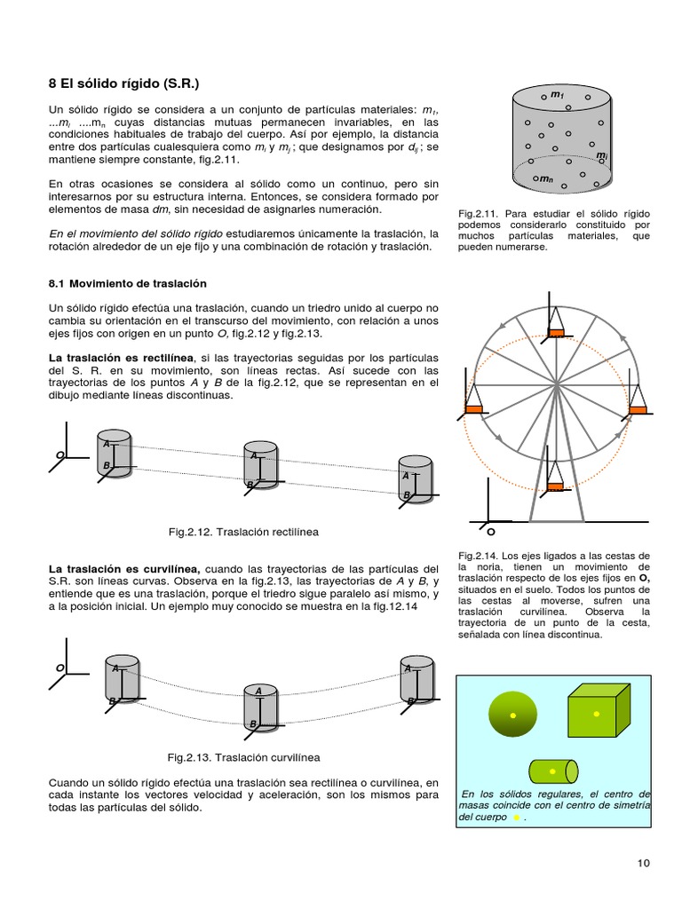 Solido Rigido, Rotacion Etc | PDF | Rotación | Momento angular