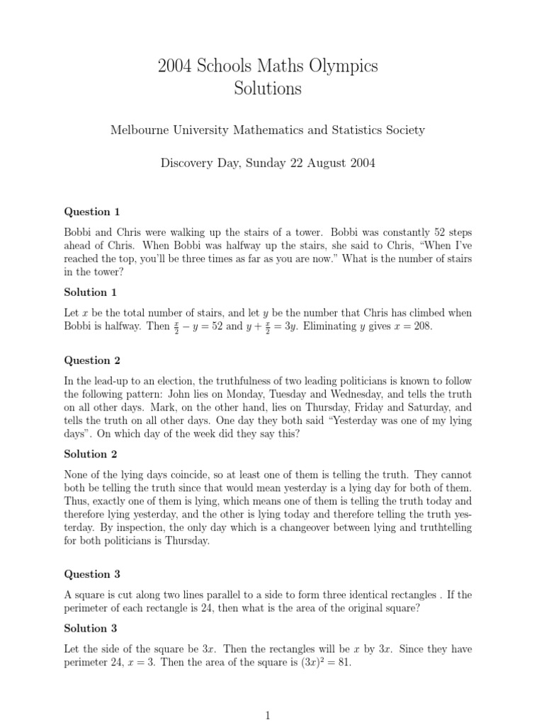 2004 SMO Questions Solutions | PDF | Circle | Triangle