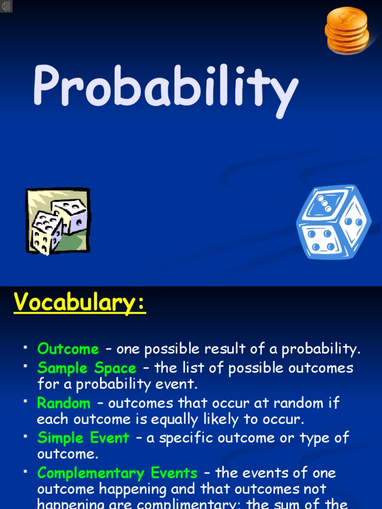 Probabilities of Simple Events | PDF | Odds | Probability