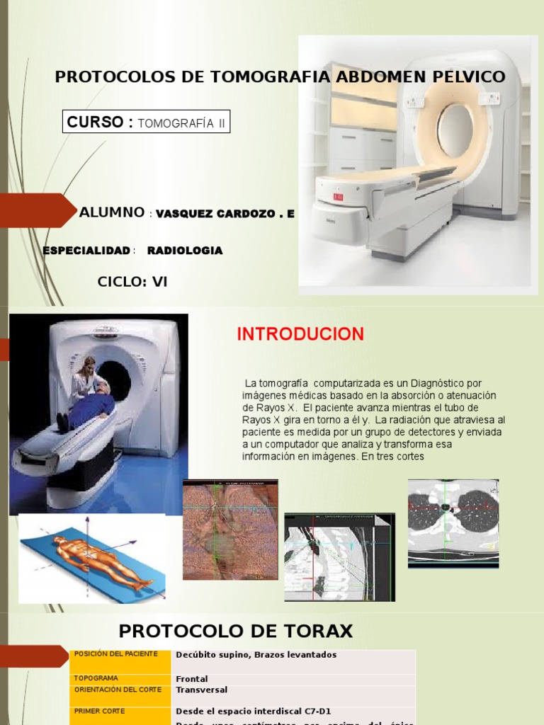 PROTOCOLOS EN TOMOGRAFIA.pptx | Ct Scan | Abdomen