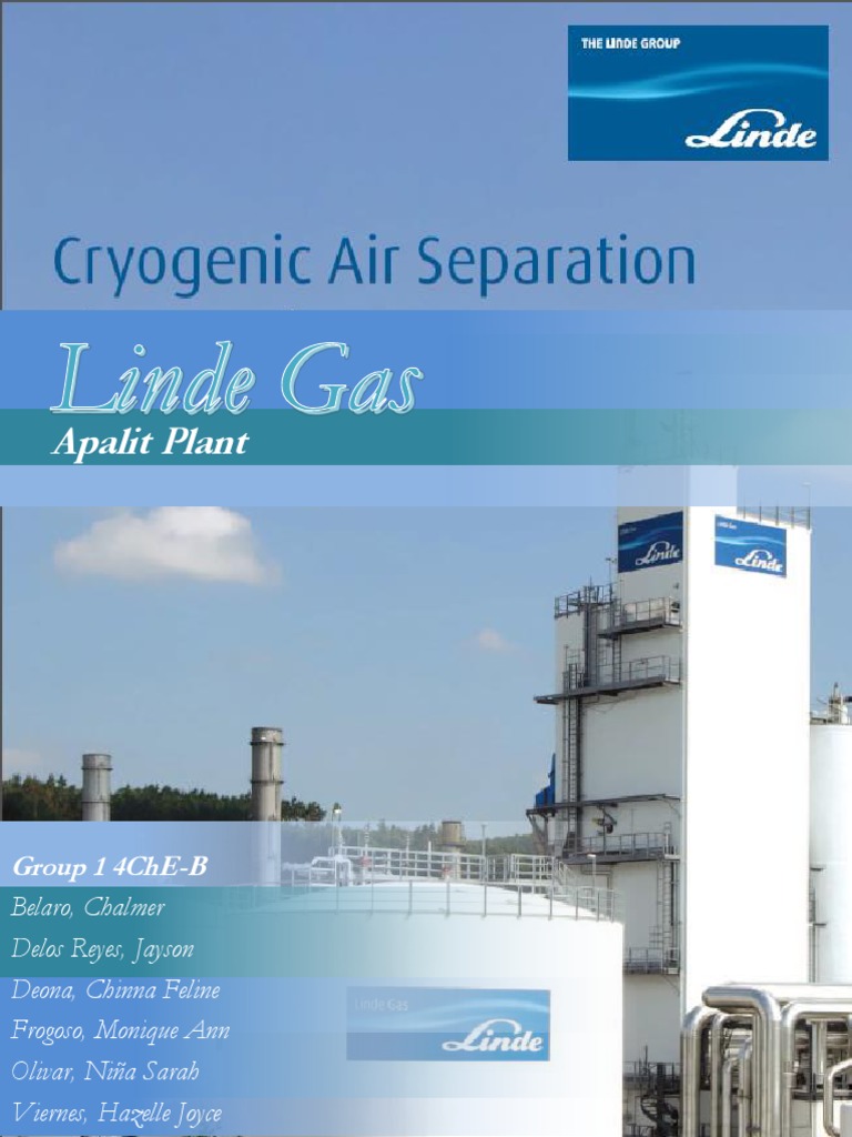 Linde Written Report | PDF | Industrial Gases | Chemical Process ...