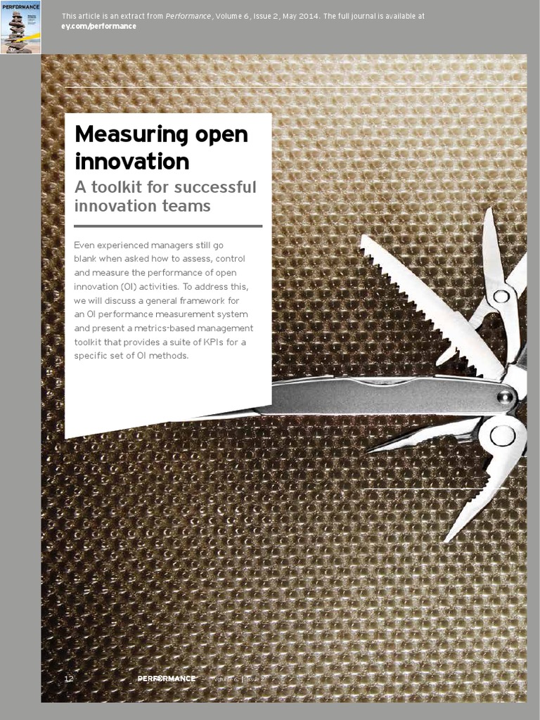 Measuring Open Innovation: A Toolkit For Successful Innovation Teams ...