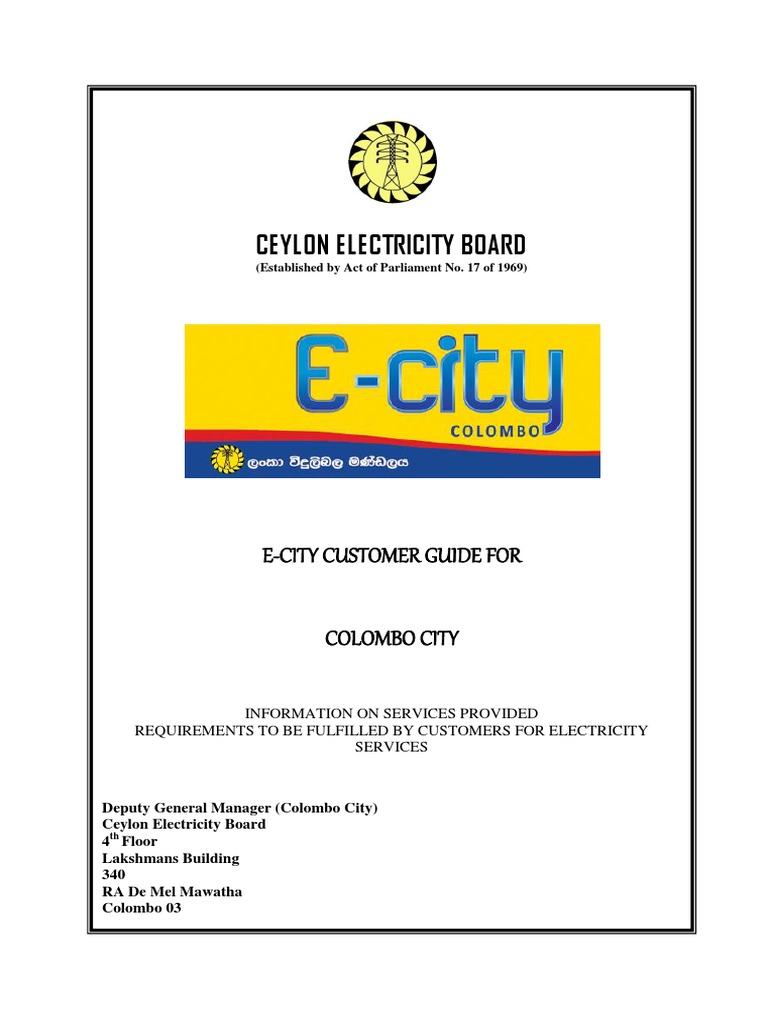 E City Guide | Download Free PDF | Electrical Wiring | Sri Lanka
