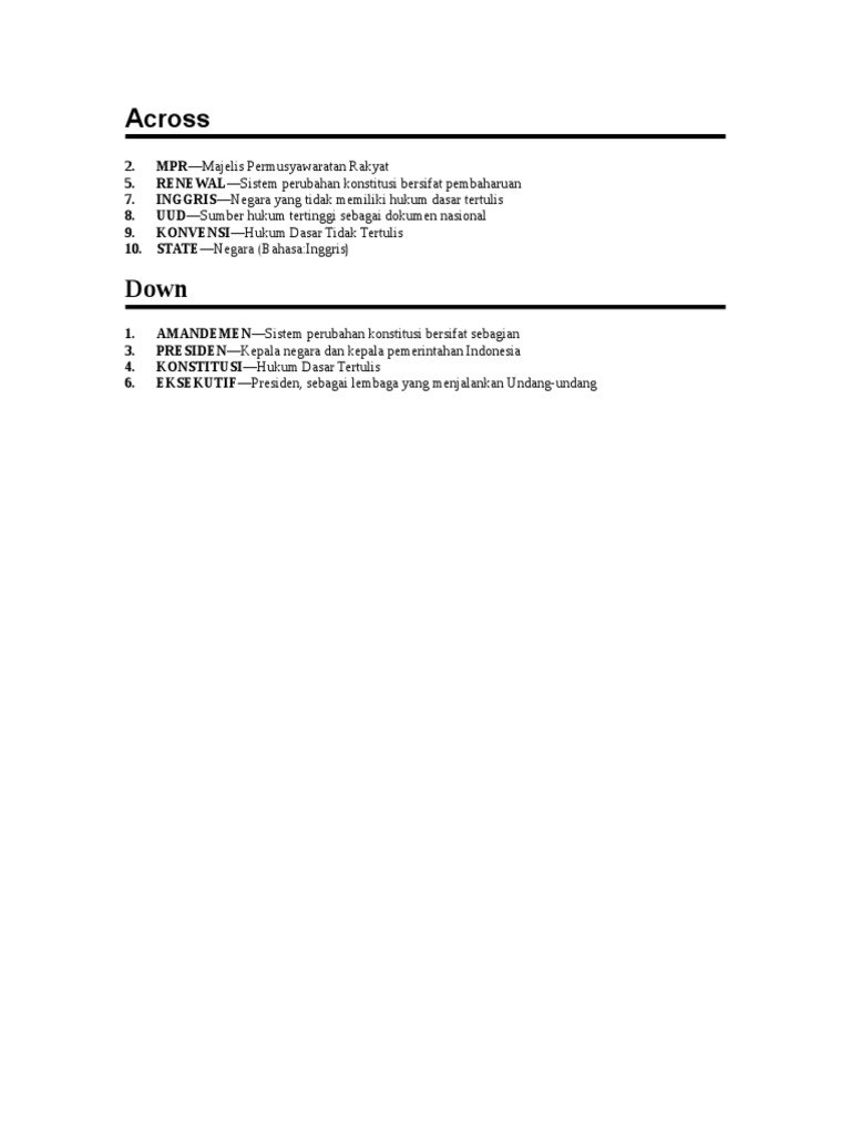 TTS PKN (Key) | PDF | Politik | Seni & Disiplin Bahasa
