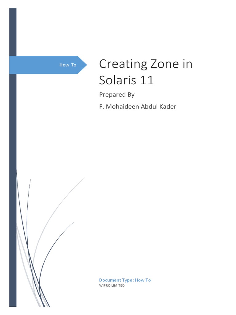 Creating A Zone In Solaris 11 Pdf File System Computer Engineering