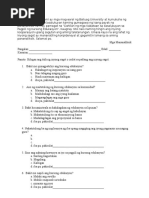 SURVEY QUESTIONNAIRE Tagalog Pure | PDF