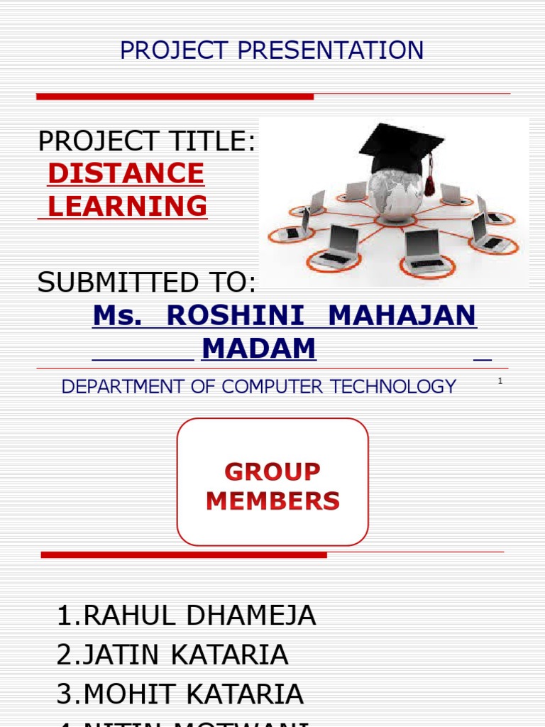 Distance Learning Project Overview | PDF | Distance Education ...