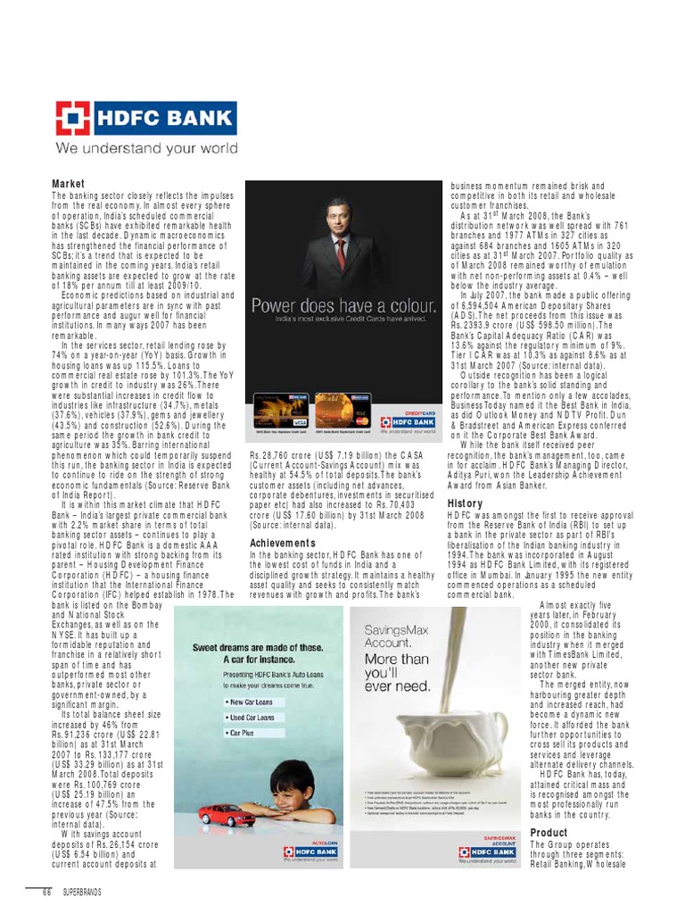 HDFC Bank | PDF | Debit Card | Automated Teller Machine