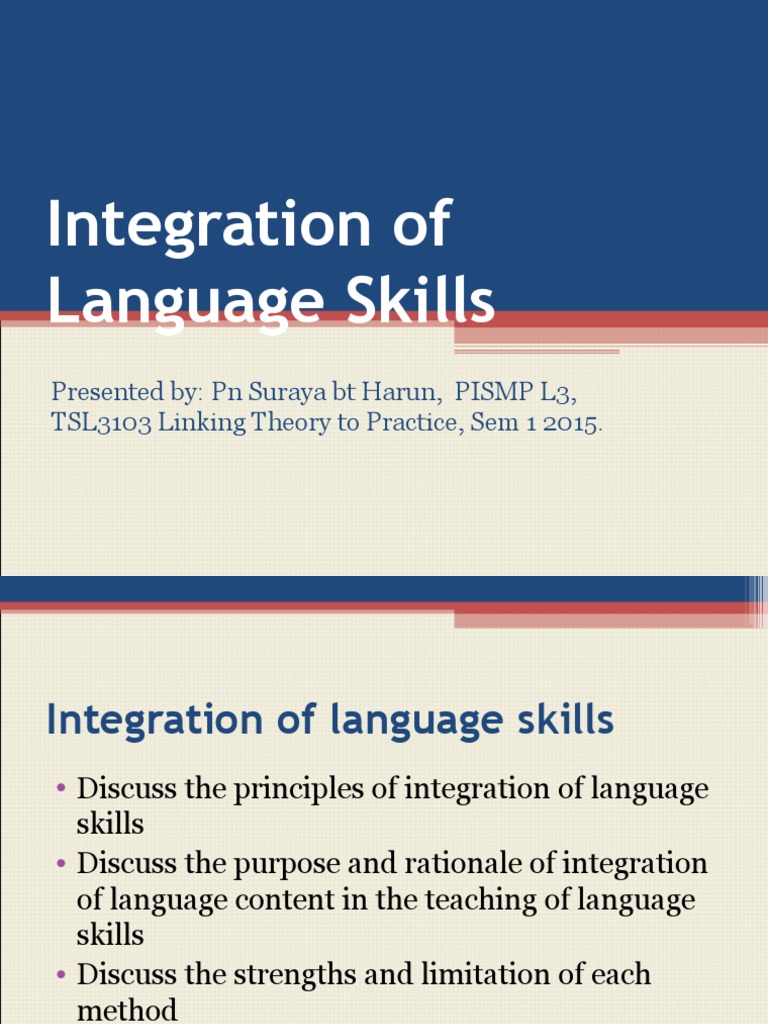 Integration of Language Skills