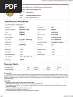 Apsrtc Ticket PDF | PDF