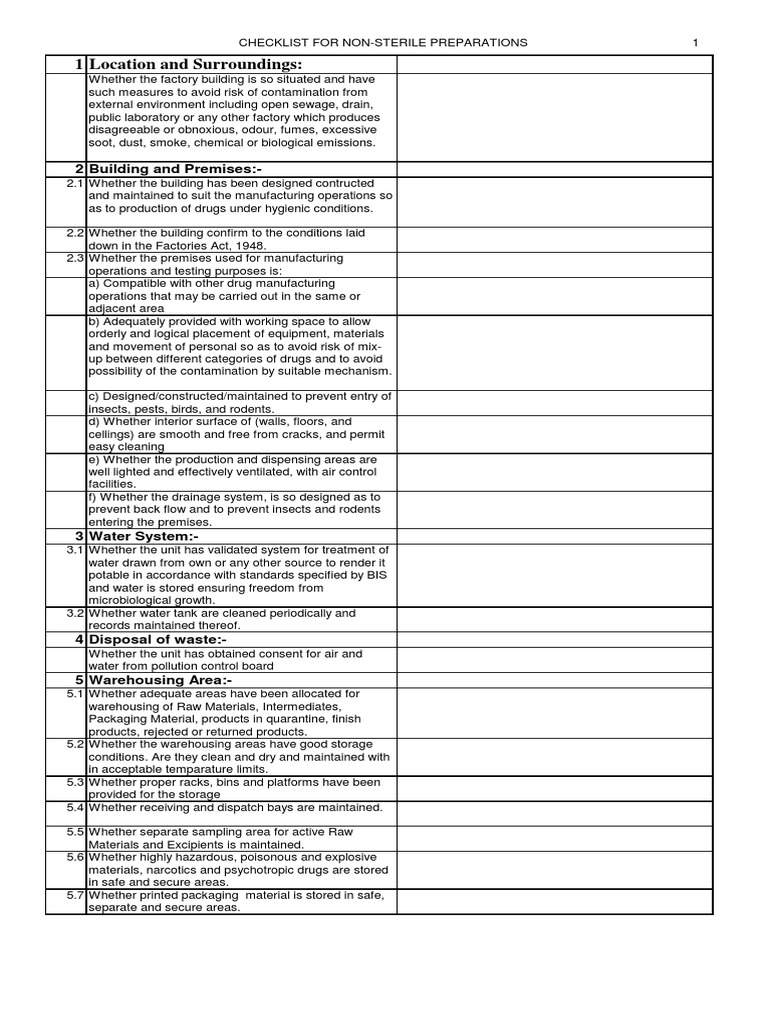 Non Sterile | Tablet (Pharmacy) | Hygiene
