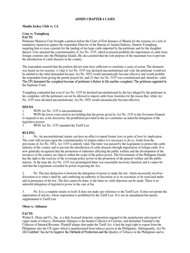 Admin Chapter 4 Cases | PDF | Lethal Injection | Capital Punishment