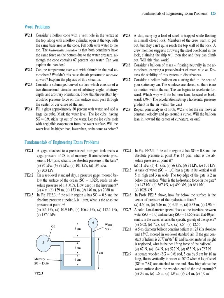 Cola Spill Calculation On Roller Coaster Pdf Buoyancy Pressure
