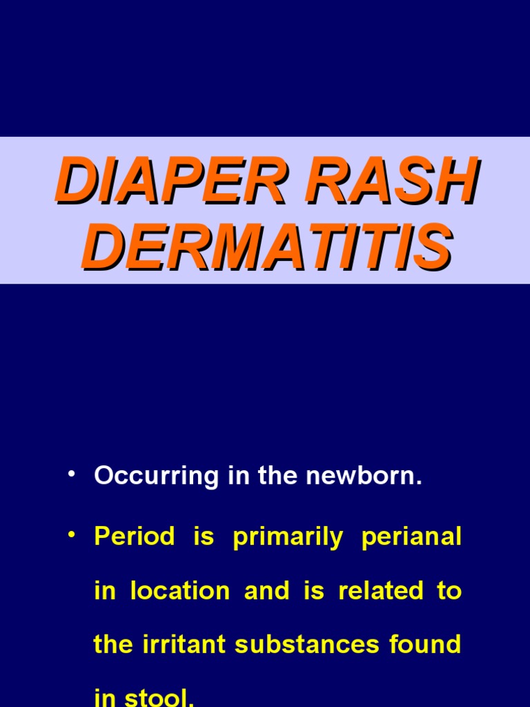 +diaper Rash Dermatitis-Hery Ok | PDF | Science & Mathematics