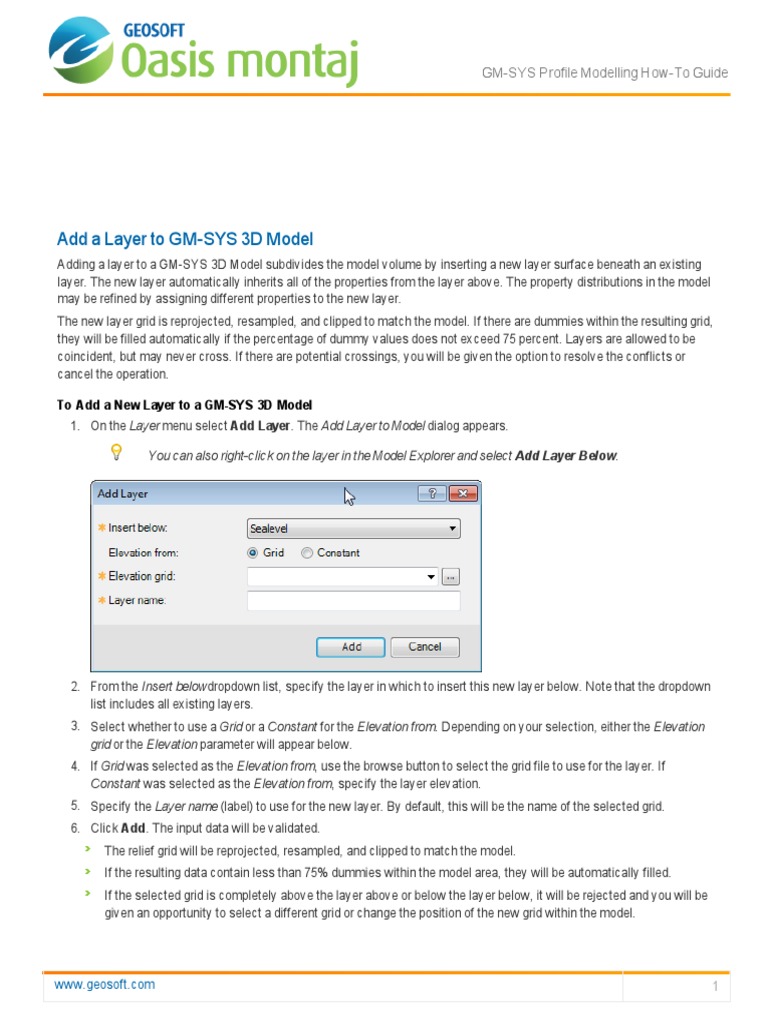 Gm-Sys 3d Layers | PDF | Voxel | Tab (Gui)